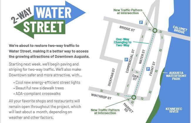 Augusta plans driver education blitz as two-way Water Street nears ...