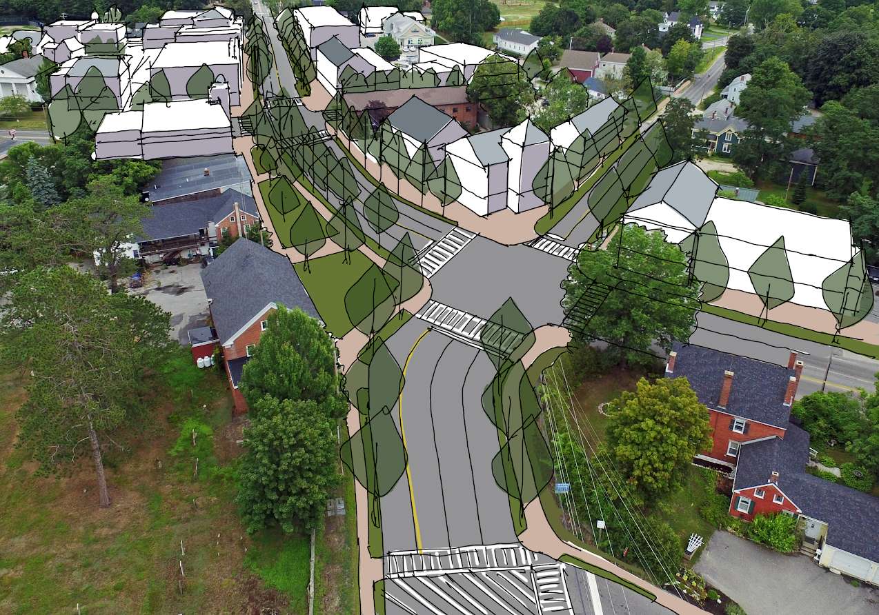 Gray looks at ways to reclaim its downtown from 6-way intersection ...