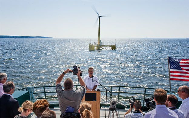 Maine offshore wind project back in the running for $40M award ...